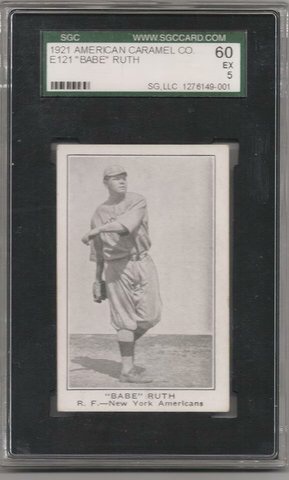 Historic Baseball Cards - My Collection