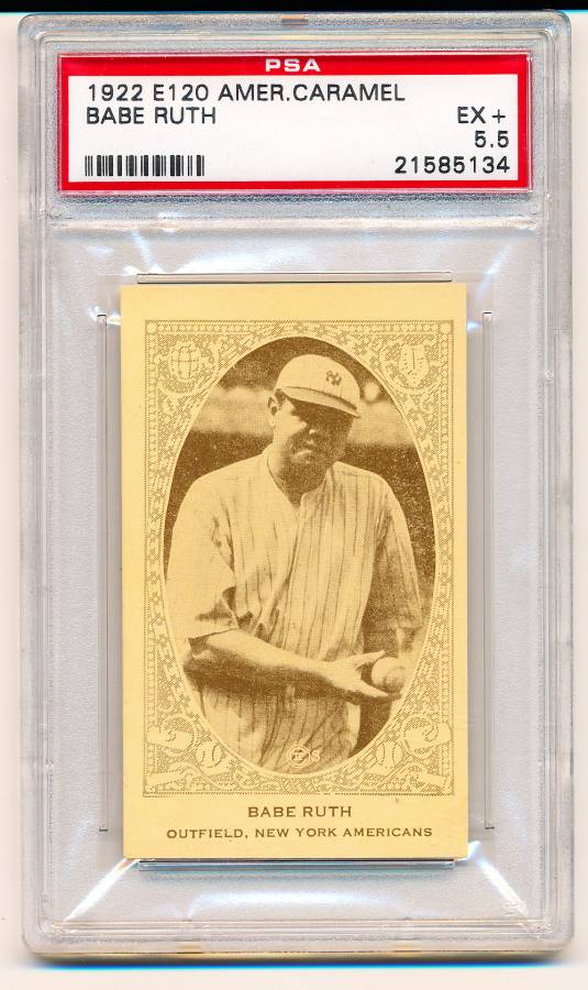 Historic Baseball Cards - My Collection