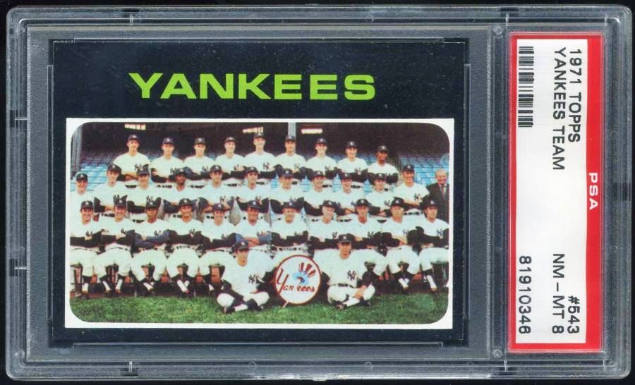 Vintagecardshop Collection - YANKEE TEAM CARDS