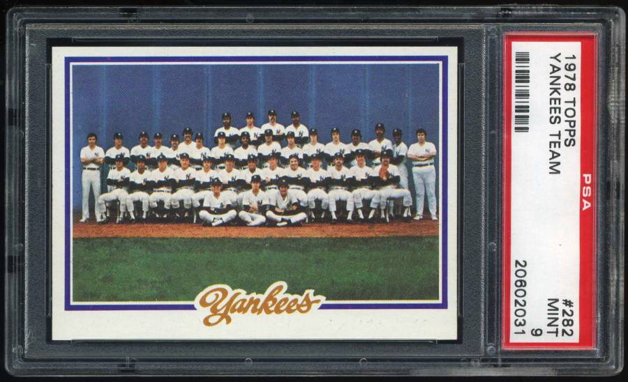 Vintagecardshop Collection - YANKEE TEAM CARDS