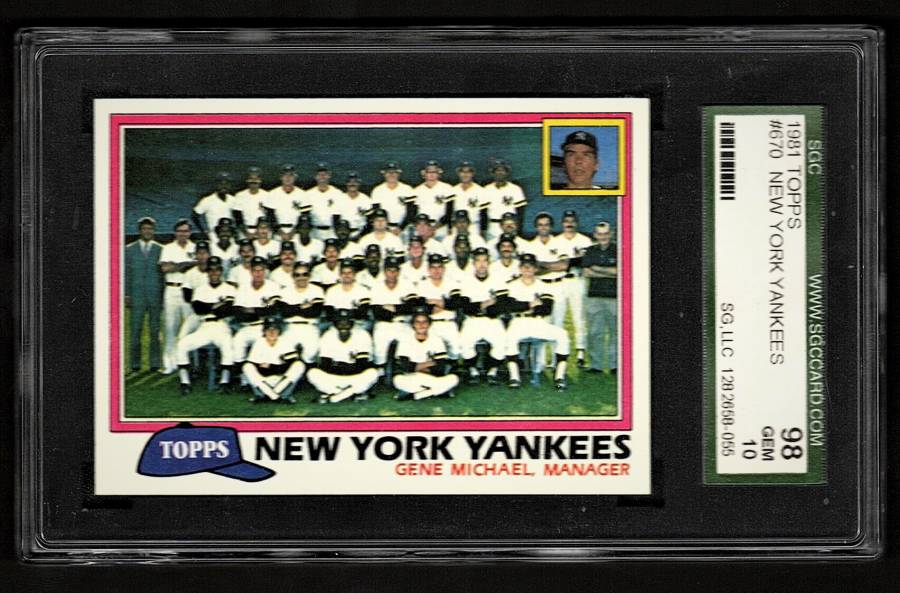 Vintagecardshop Collection - YANKEE TEAM CARDS