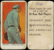George Gibson - Baseball Cards